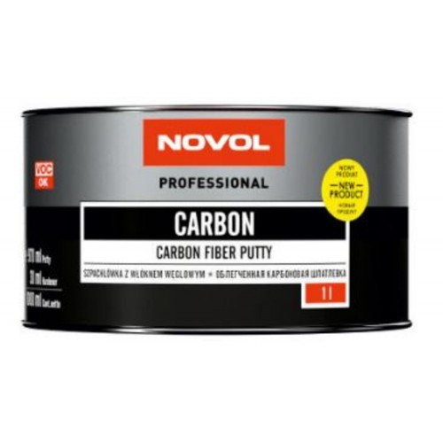 Novol Шпатлевка CARBON 1L (1*6) – купить недорого в Киеве: цены, отзывы ...